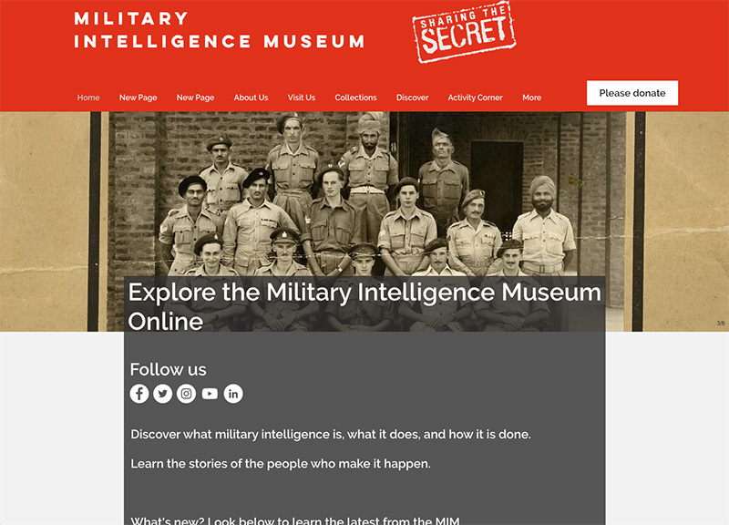Military Intelligence Museum, Bedfordshire - The Gerry Holdsworth ...